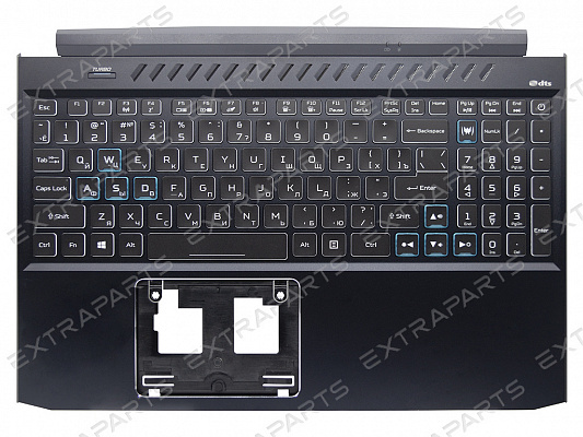 Топ-панель Acer Predator Helios 300 PH315-53 черная с RGB-подсветкой ...