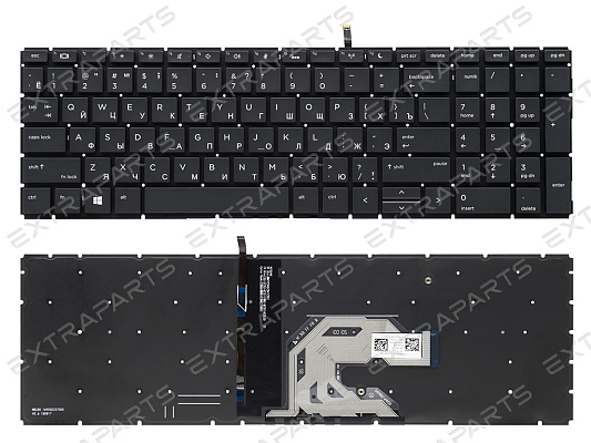 Клавиатура для HP ProBook 450 G6 черная с подсветкой : Клавиатуры для ...